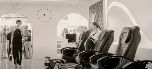 Whale Spa Swarovski Chairs with OPI | Big Apple Pedicure Chair